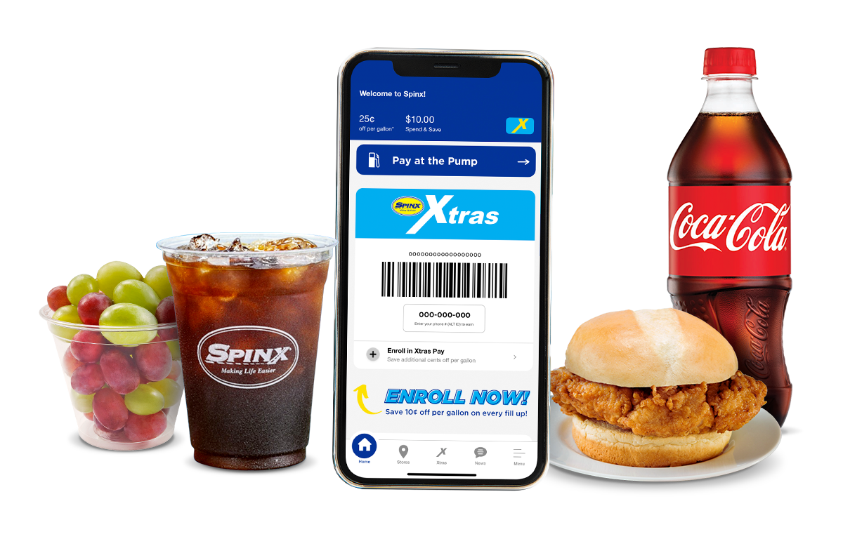 Spinx Xtras Mobile Apps for Apple iOS + Android